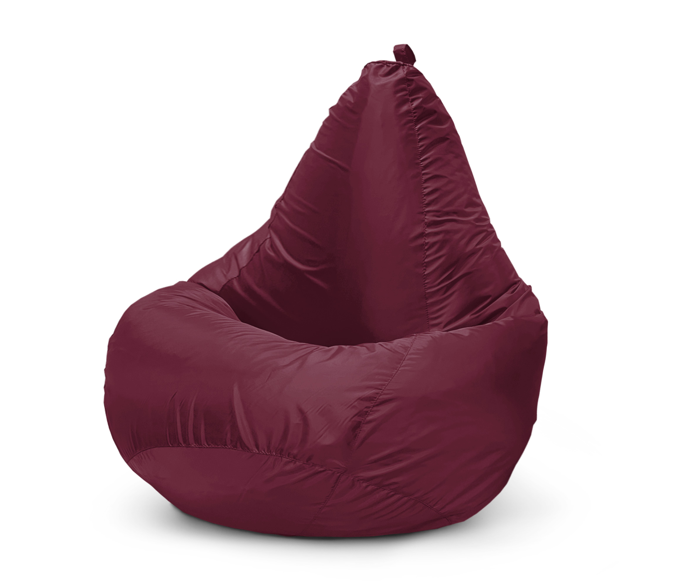 Кресло-мешок ONPUFF пуфик груша, размер XL бордовый оксфорд