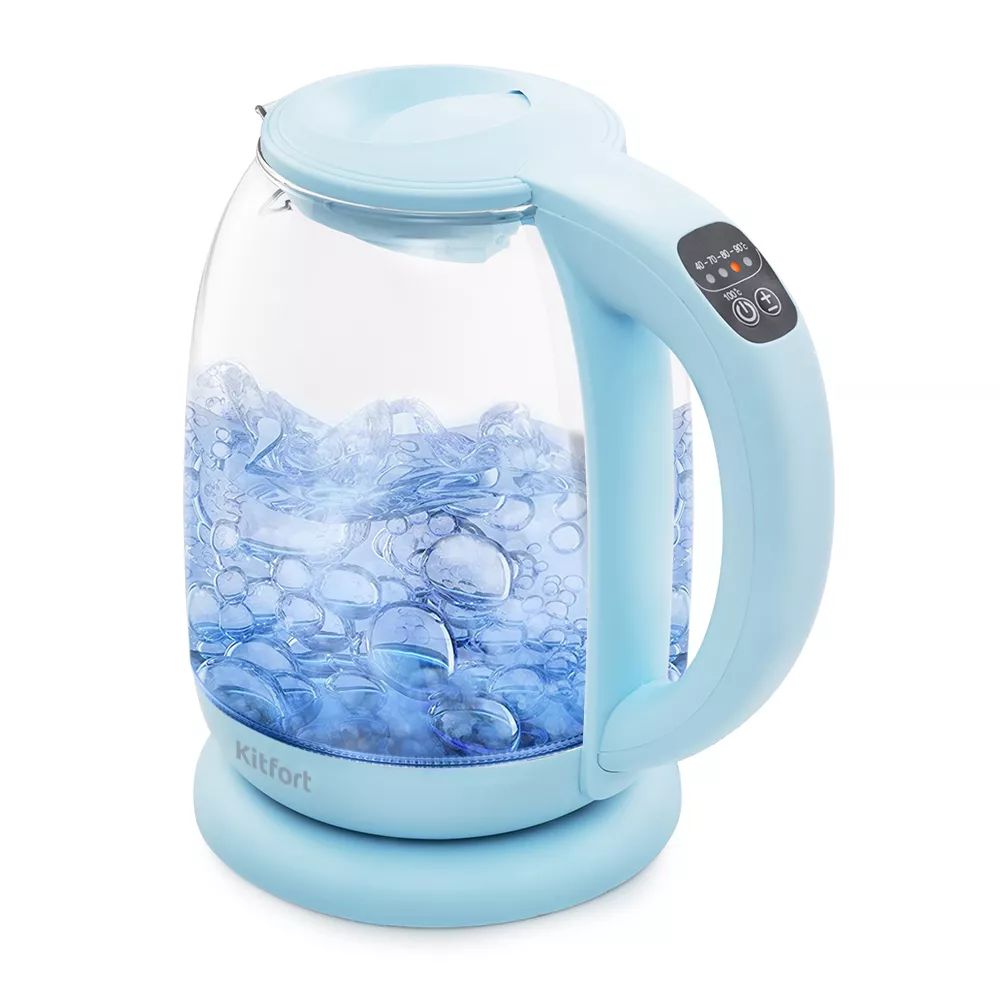 Чайник электрический Kitfort КТ-640-1 17 л голубой