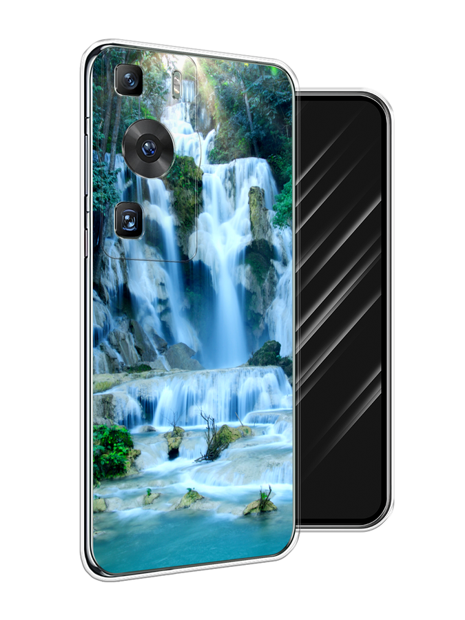 Чехол Awog на Huawei P60/P60 Pro "Водопад 8"
