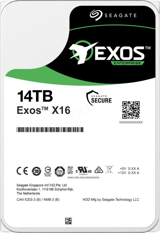 Жесткий диск Seagate Exos X16 16ТБ (ST16000NM002G)