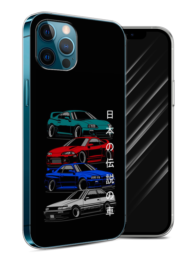 Чехол Awog на Apple iPhone 12 / Айфон 12 "JDM Legend cars"