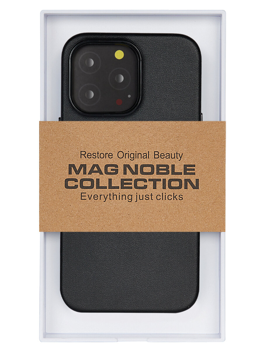 Чехол с MagSafe для iPhone 14 Pro Max Mag Noble Collection - Чёрный