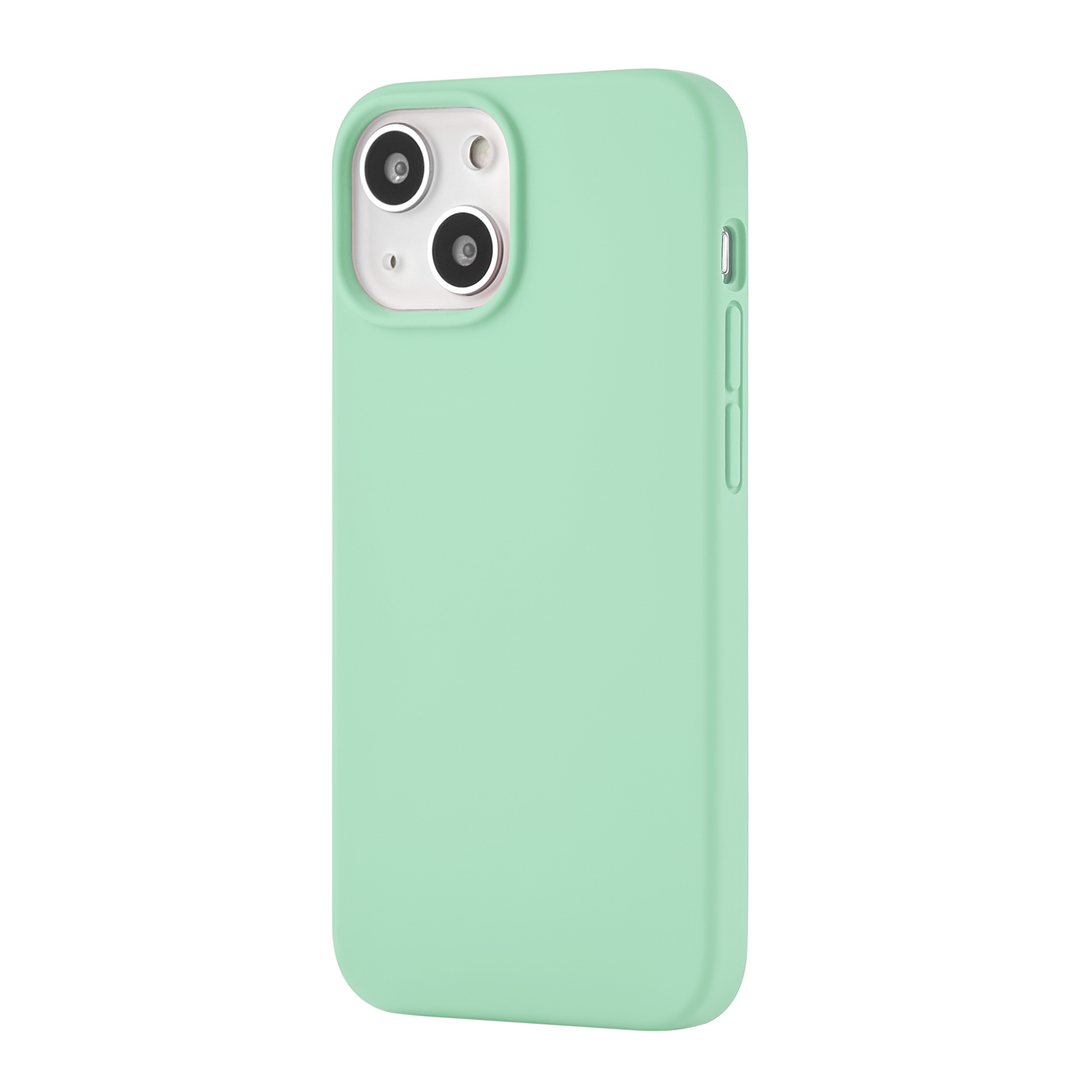 Чехол uBear Touch Case (Liquid silicone) для iPhone 13 mini, зеленый