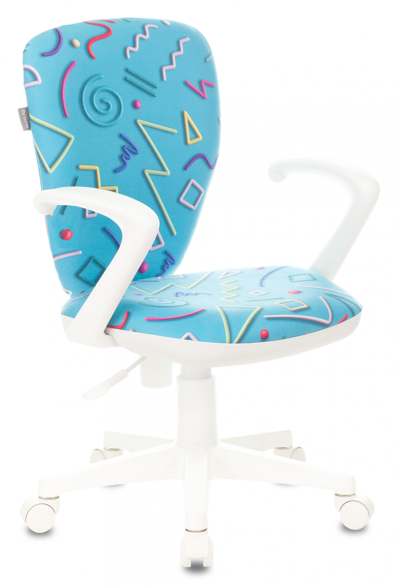 Детское компьютерное кресло Бюрократ KD-W10AXSN Голубой, ткань