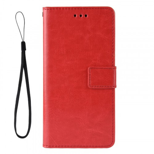 Чехол (книжка) Wallet Glossy с визитницей для iPhone 12 Pro Max (Красный)