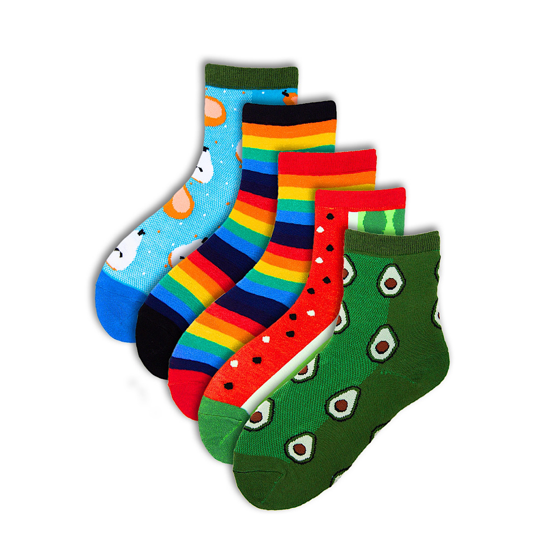 Комплект носков женских Мачо long5 разноцветных 36-38