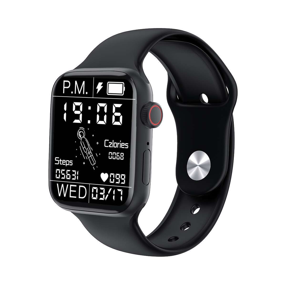 Умные часы Smart Watch MW27 Plus Беспроводная зарядка 44mm (Черный)