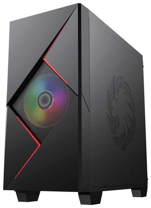 Корпус компьютерный GAMEMAX Cyclops Black-Red