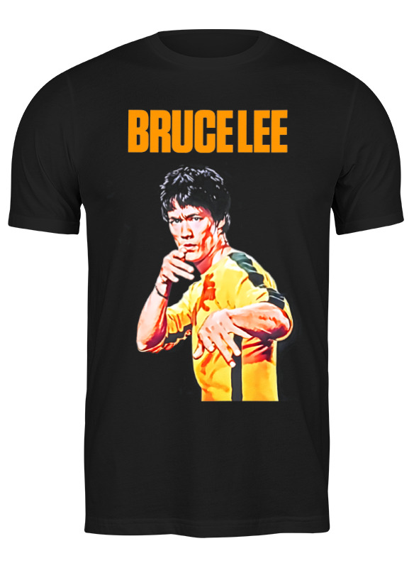 Футболка мужская Printio Bruce lee черная 3XL