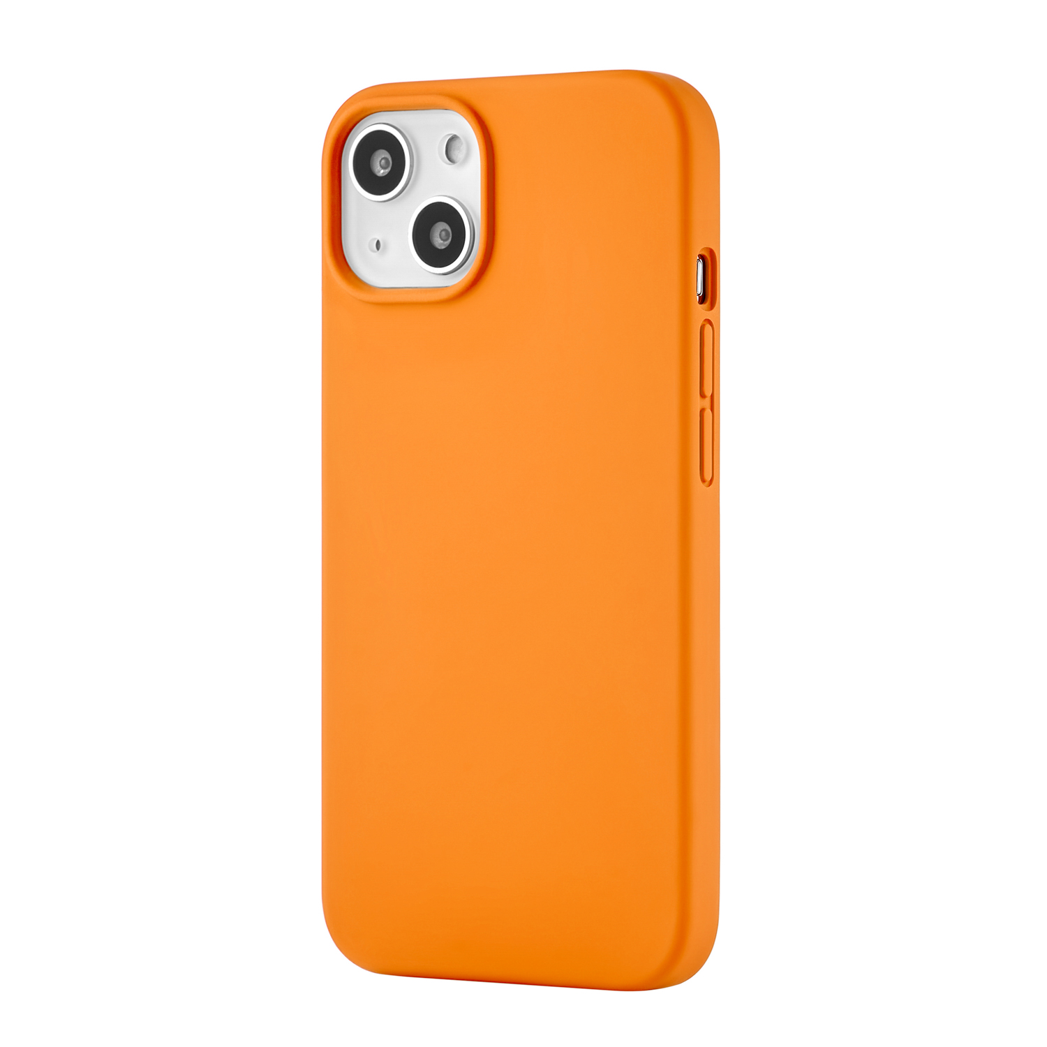 Чехол uBear Touch Mag Сase (Liquid silicone) для iPhone 13, MagSafe Compatible, оранжевый