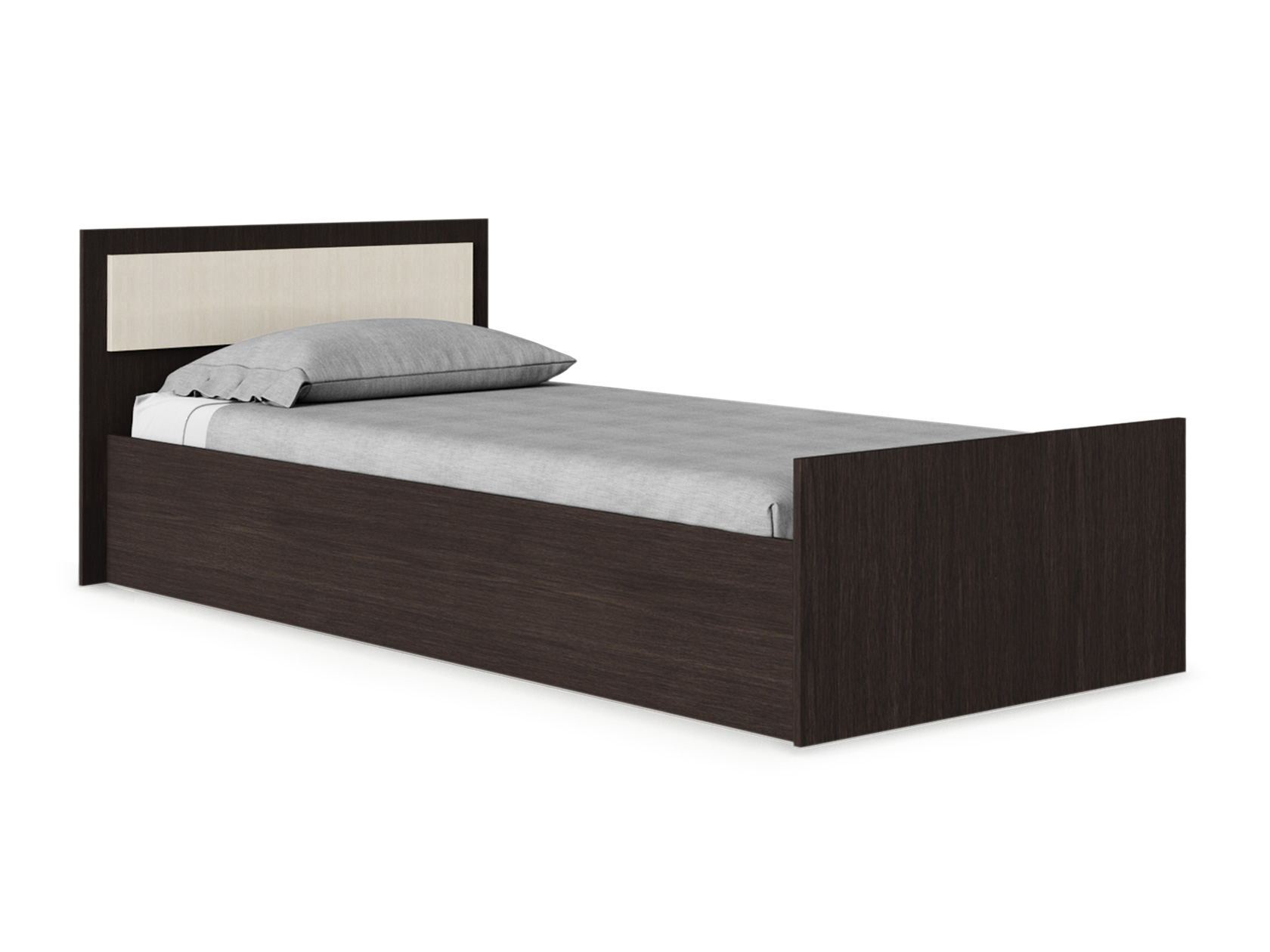 Двуспальная кровать BTS Фиеста Венге/Лоредо, 120х200 см