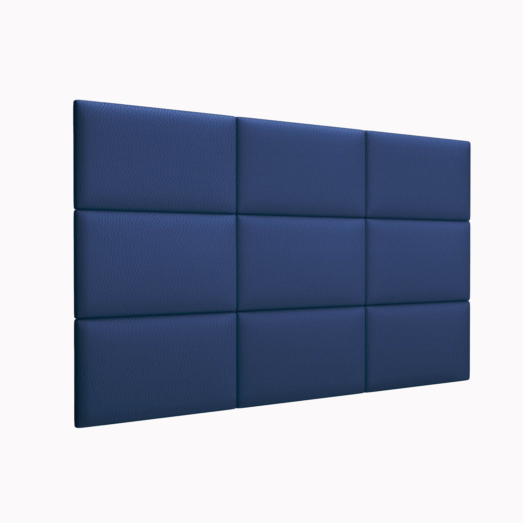 Прикроватная панель Eco Leather Blue 30х50 см 4 шт.