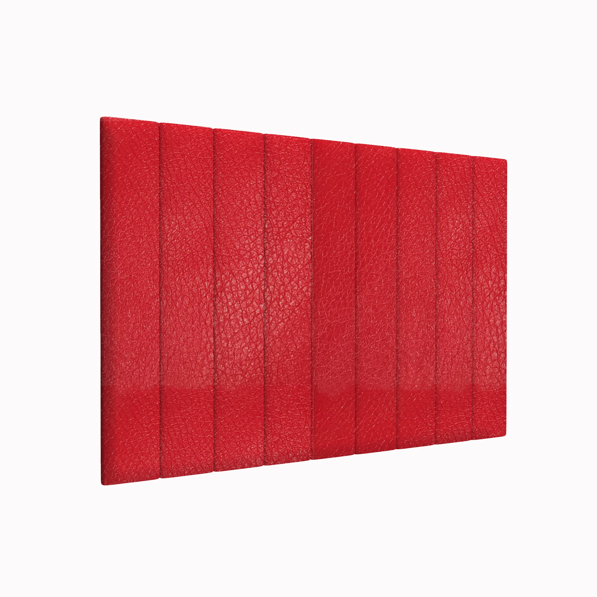 Прикроватная панель Eco Leather Red 15х90 см 2 шт.