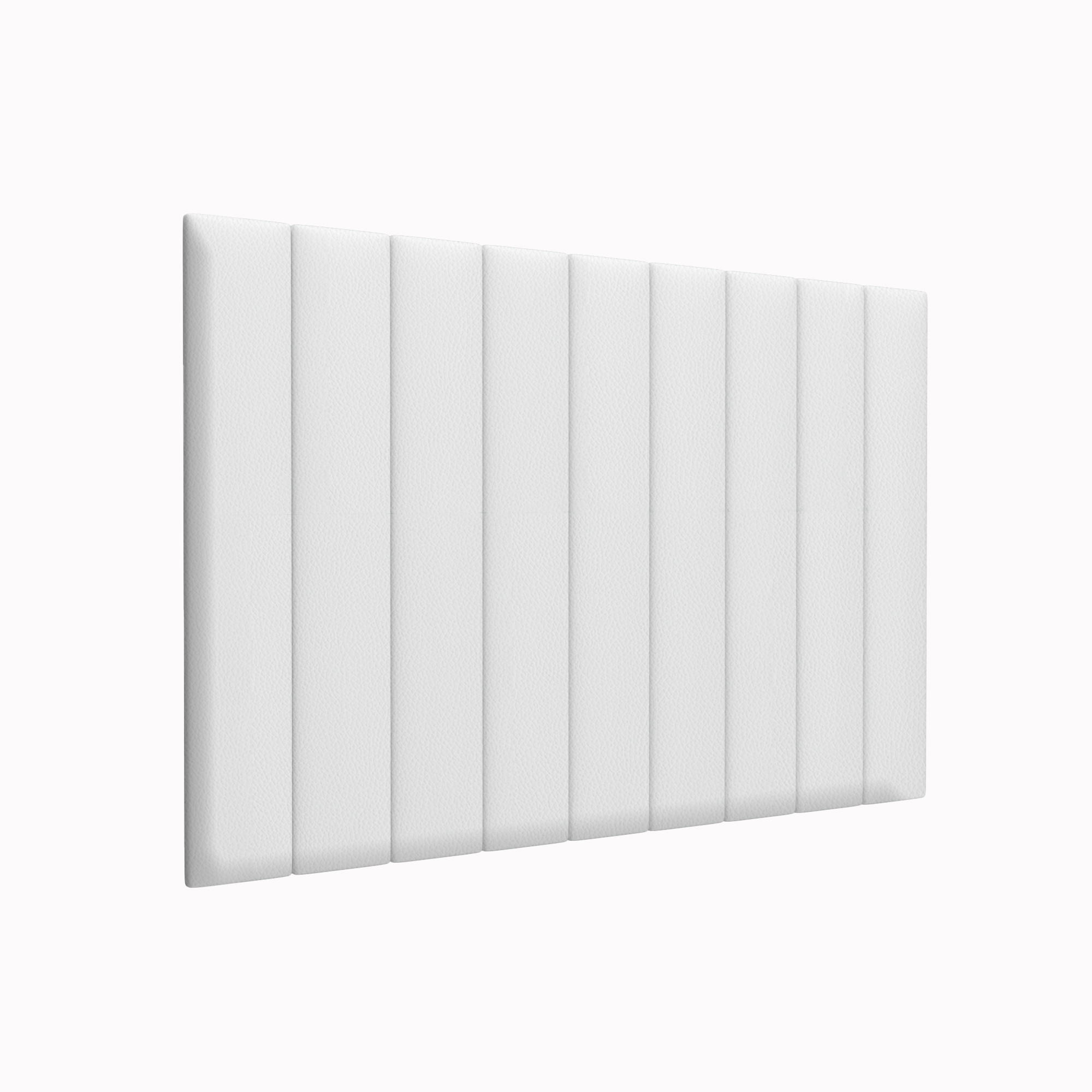 Прикроватная панель Eco Leather White 15х90 см 4 шт.