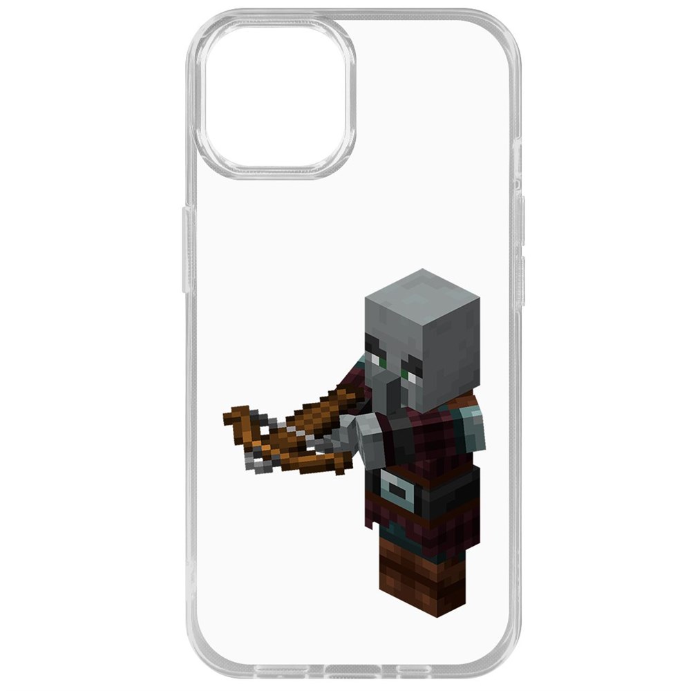 Чехол-накладка Krutoff Clear Case Minecraft-Разбойник для iPhone 14