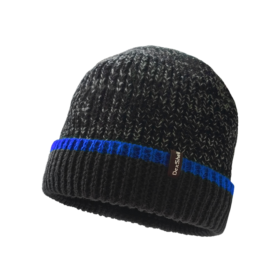 Шапка мужская DexShell DH353BLULXL черный, р. L-XL
