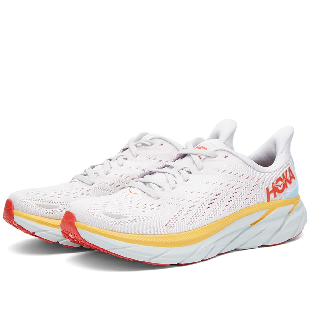 Спортивные кроссовки мужские Hoka CLIFTON 8 белые 8 US