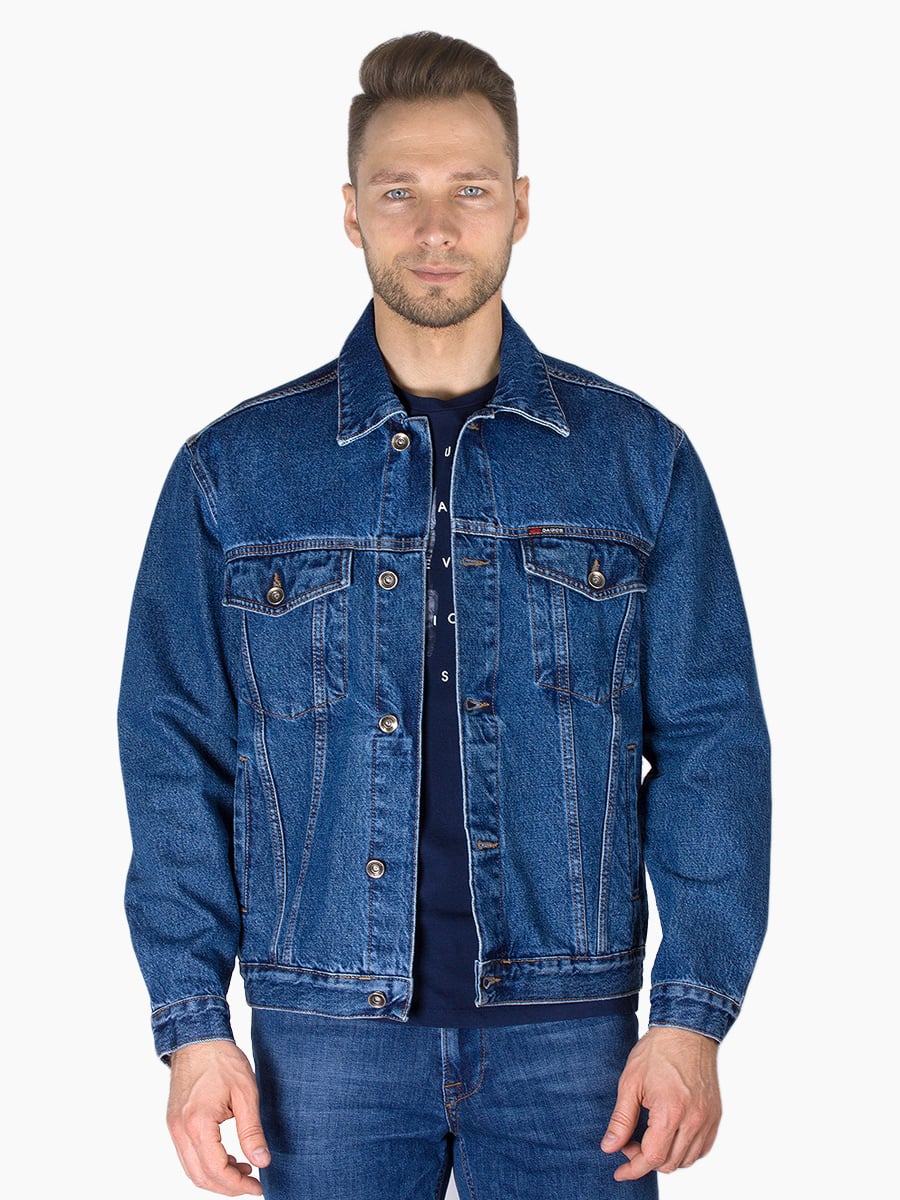 Джинсовая куртка мужская Dairos GD5060105 синяя M