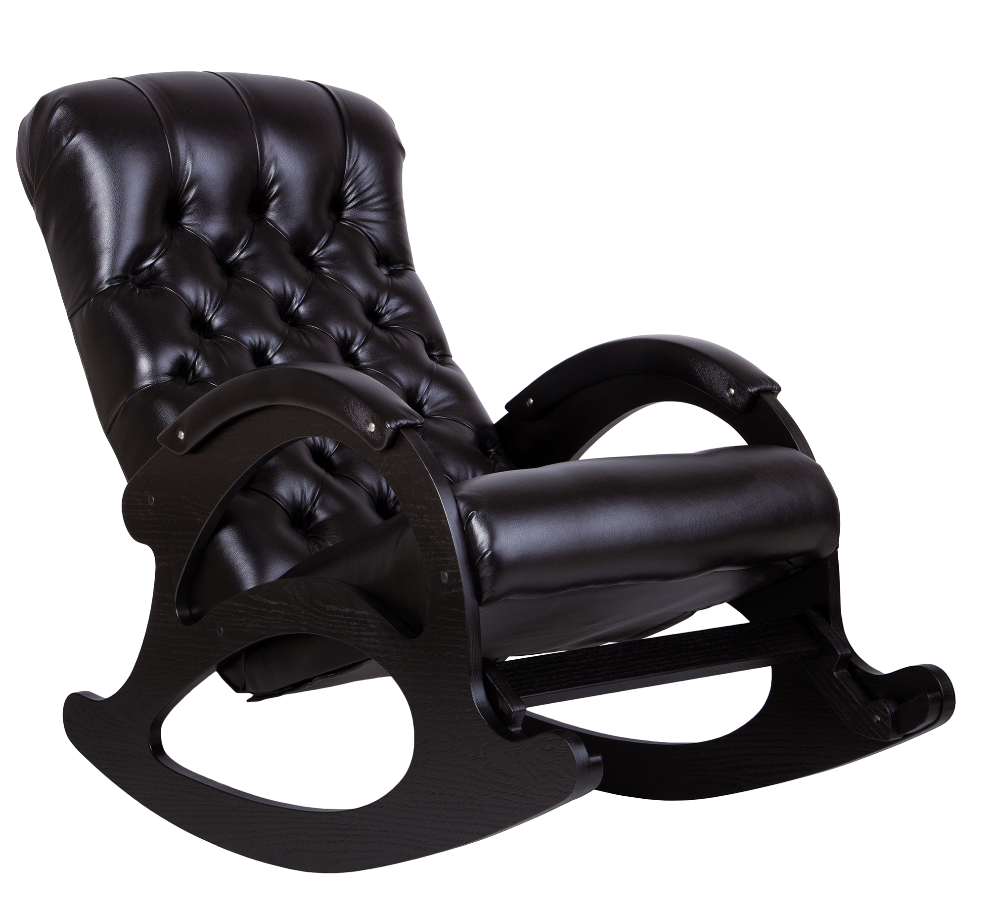 Кресло-качалка AVK Монарх (Dark Black, Венге)