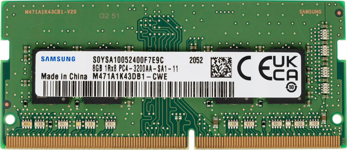 Оперативная память Samsung (M471A1K43DB1-CWED0), DDR4 1x8Gb, 3200MHz