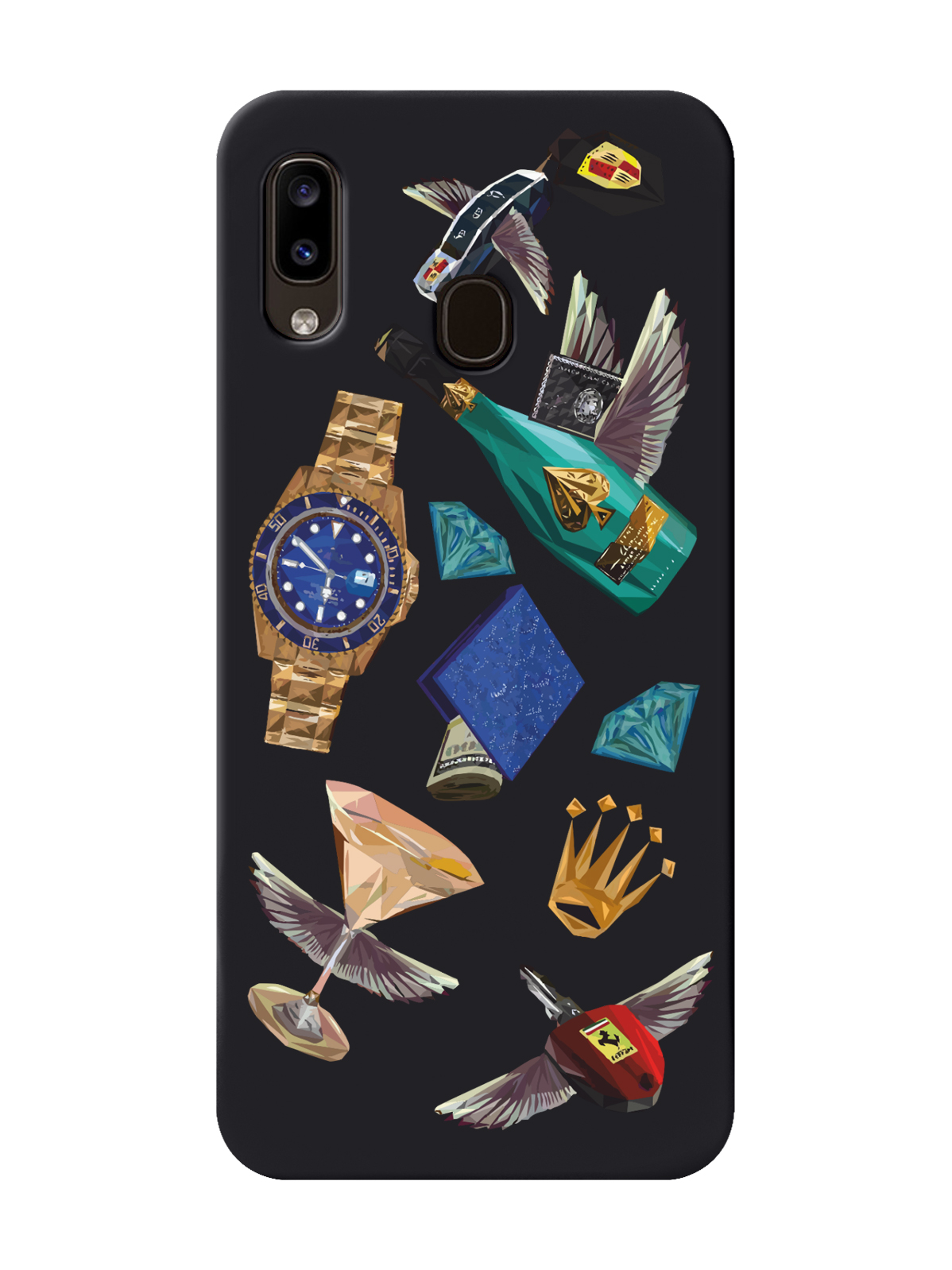 Чехол MustHaveCase для Samsung Galaxy A30 Luxury lifestyle черный