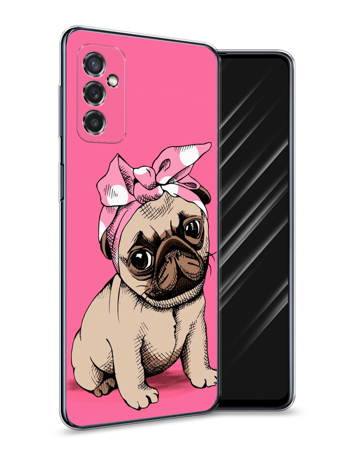 Чехол Awog на Samsung Galaxy M52 / Самсунг M52 "Dog Pin-Up"