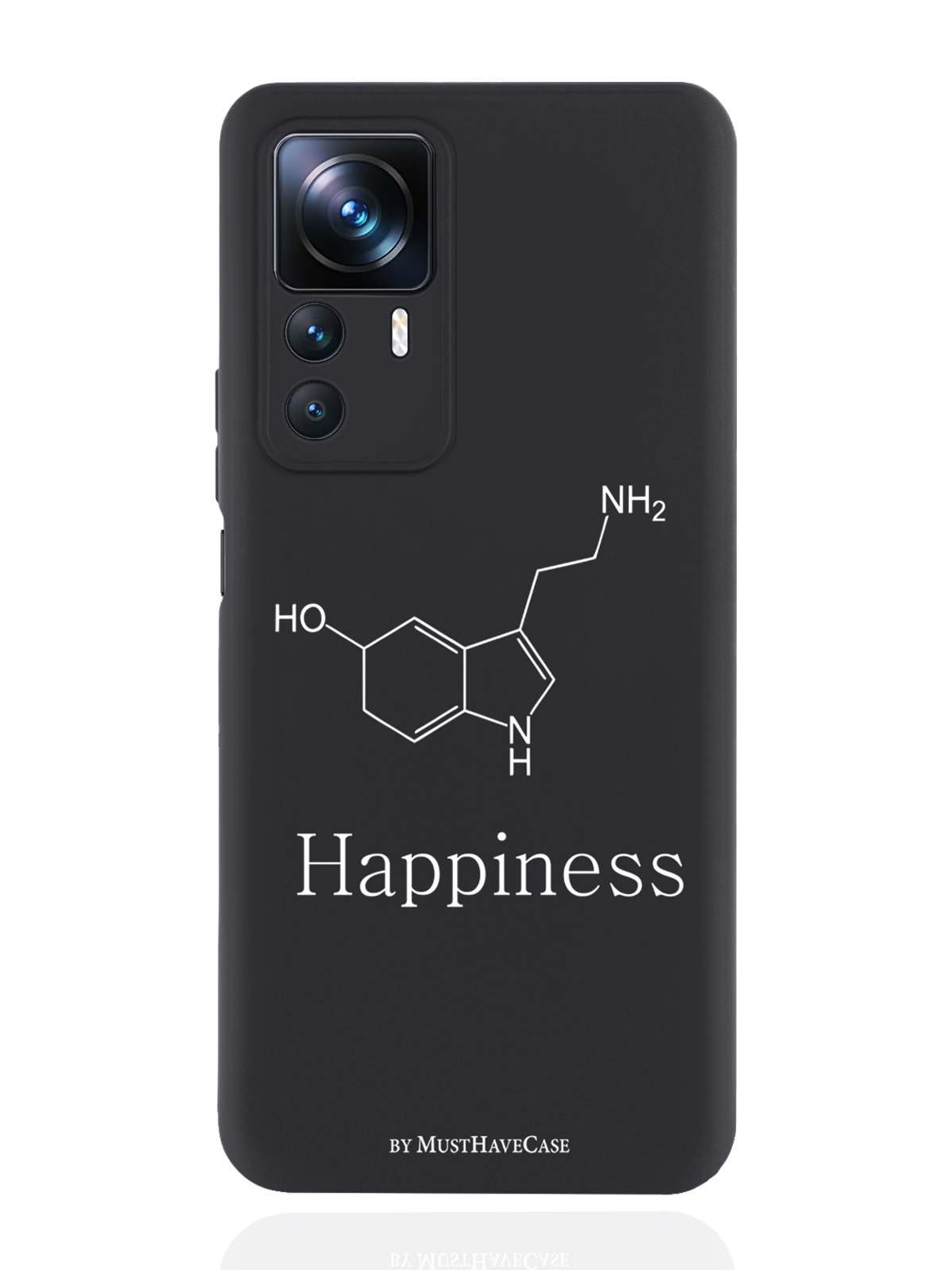 Чехол MustHaveCase для Xiaomi 12T Молекула счастья черный
