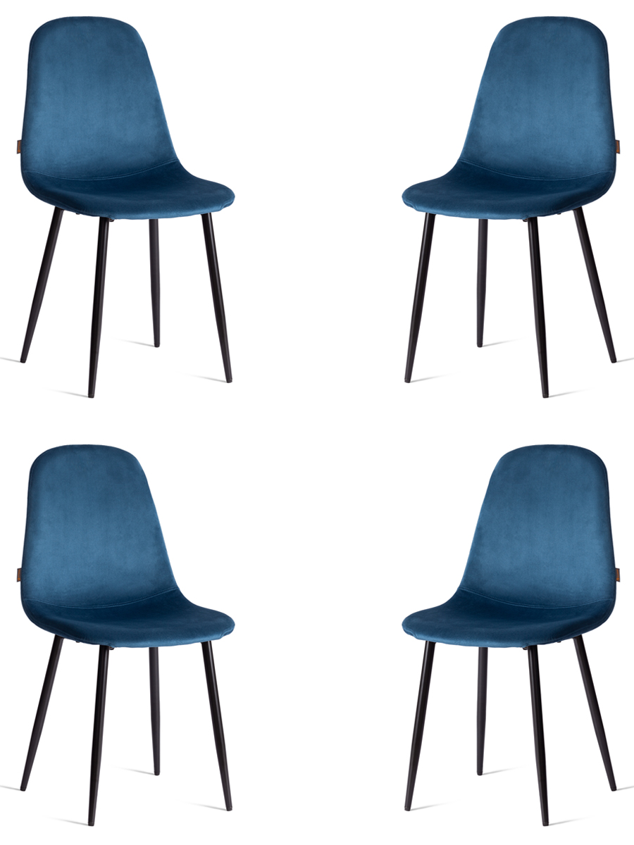Комплект обеденных стульев TetChair BREEZE mod. JSC-58, 4 шт, синий