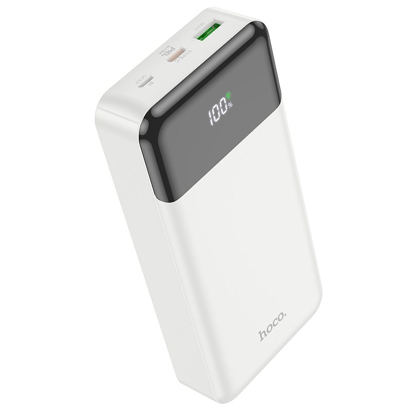Внешний аккумулятор Hoco J102A White 20000 мА/ч для мобильных устройств, белый (J102A)