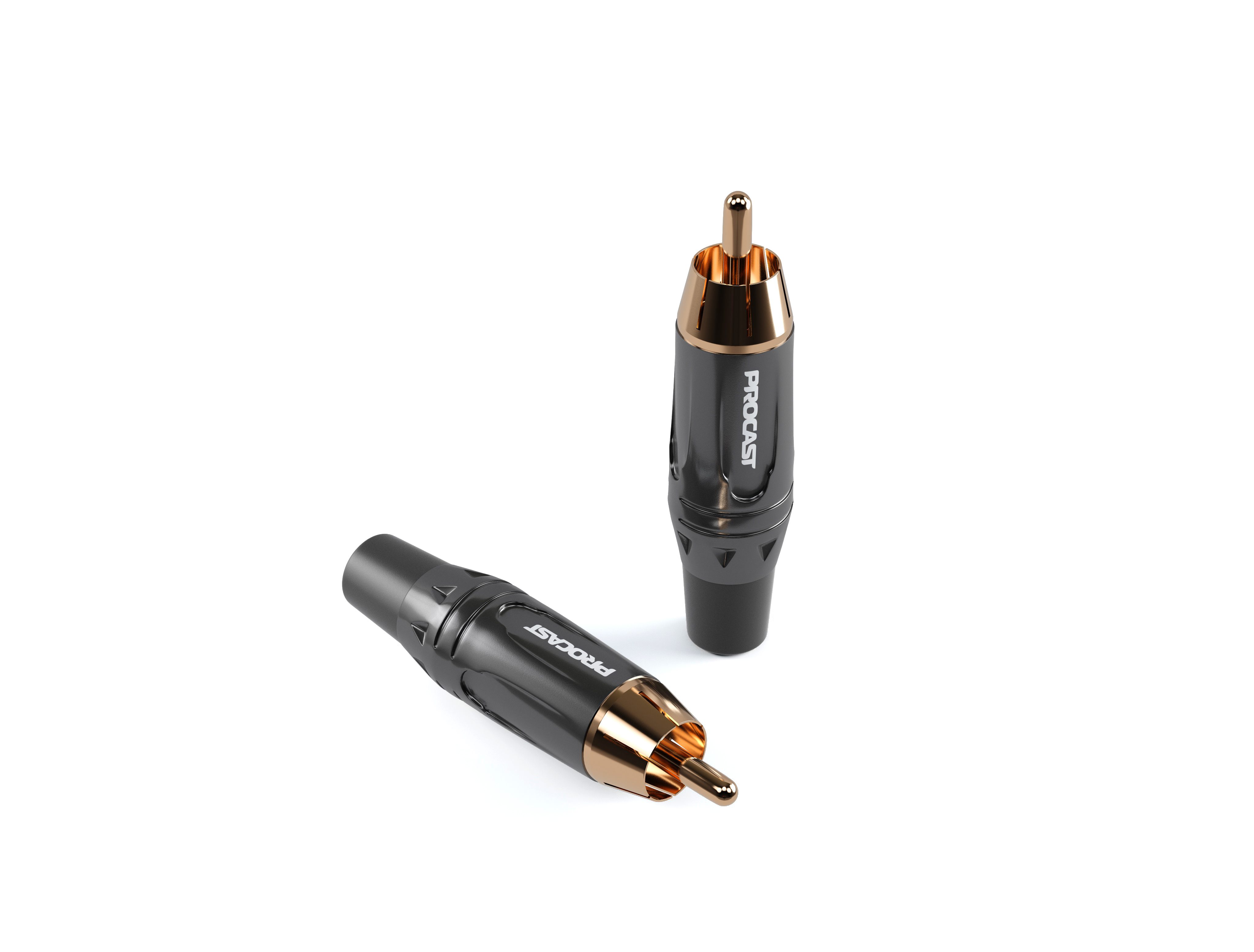Разъем RCA(male) PROCAST cable RCA6/TT/Black черный маркер
