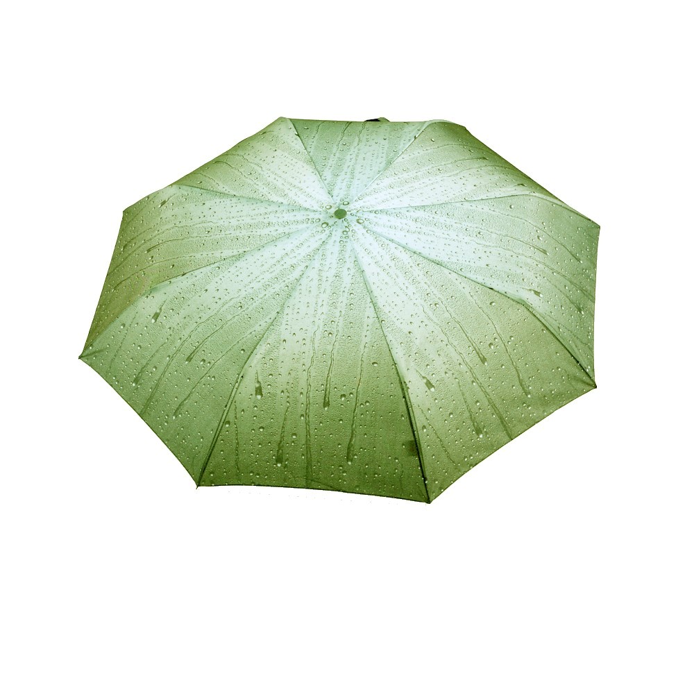 Зонт складной женский автоматический Raindrops RD0523825 серо-зеленый