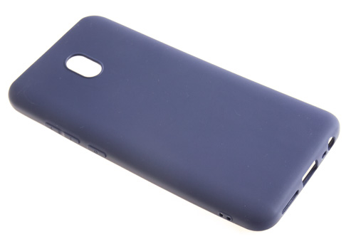 Силиконовый чехол TPU Case матовый Xiaomi Redmi 8A синий