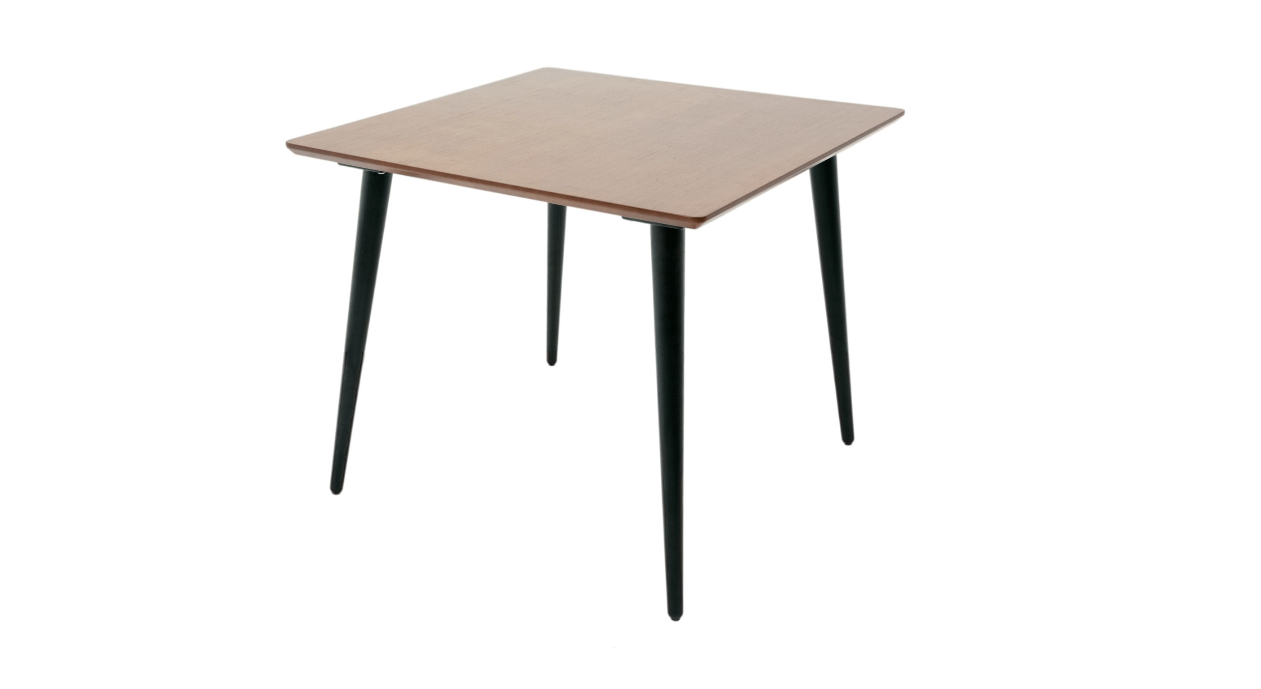 Стол кухонный ZiP-mebel Монте М 90, 90х90х75 см, Чёрное Дерево/Орех