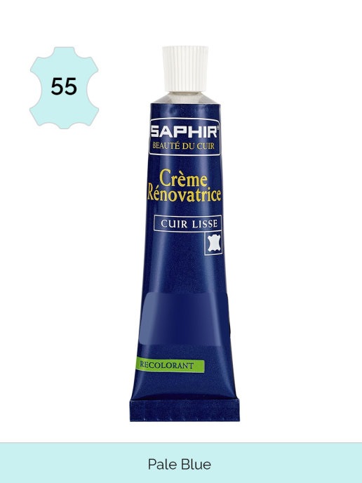 Восстановитель кожи Saphir Creme RENOVATRICE (pale blue) светло-голубой 25 мл