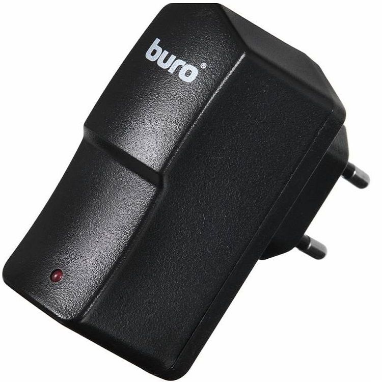 Сетевое зарядное устройство BURO XCJ-024, 1xUSB, 2,1 A, black