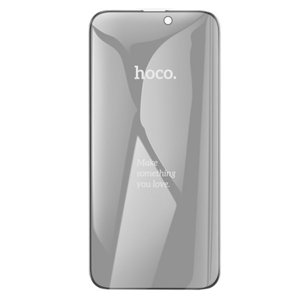 Защитное стекло Hoco для iPhone 14 Pro 3D black (A12 Pro) Privace усиленные края