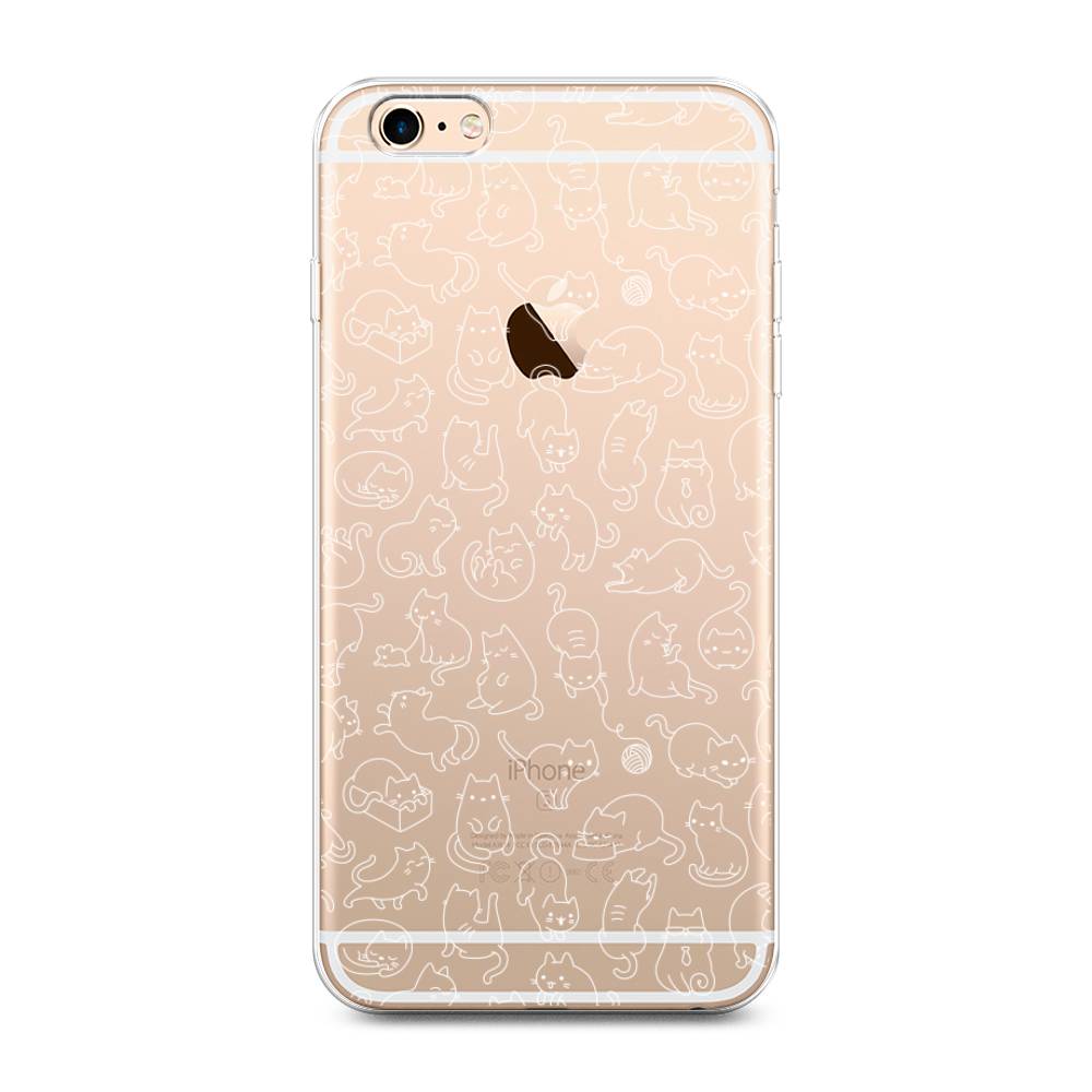 Чехол Awog на Apple iPhone 6 Plus / Айфон 6 Plus "Шкодливые котики"