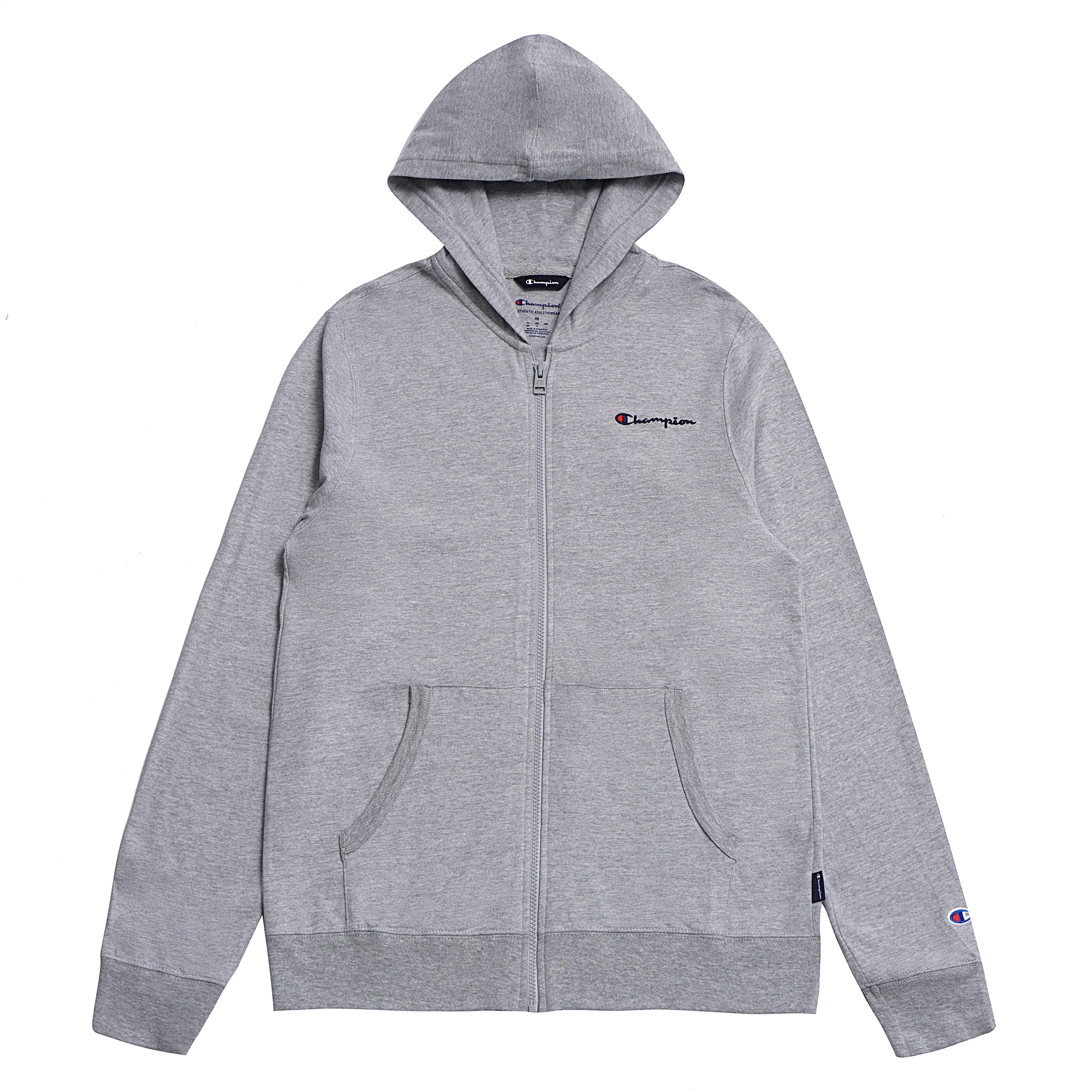 Толстовка мужская Champion Middleweight Full Zip серая XL