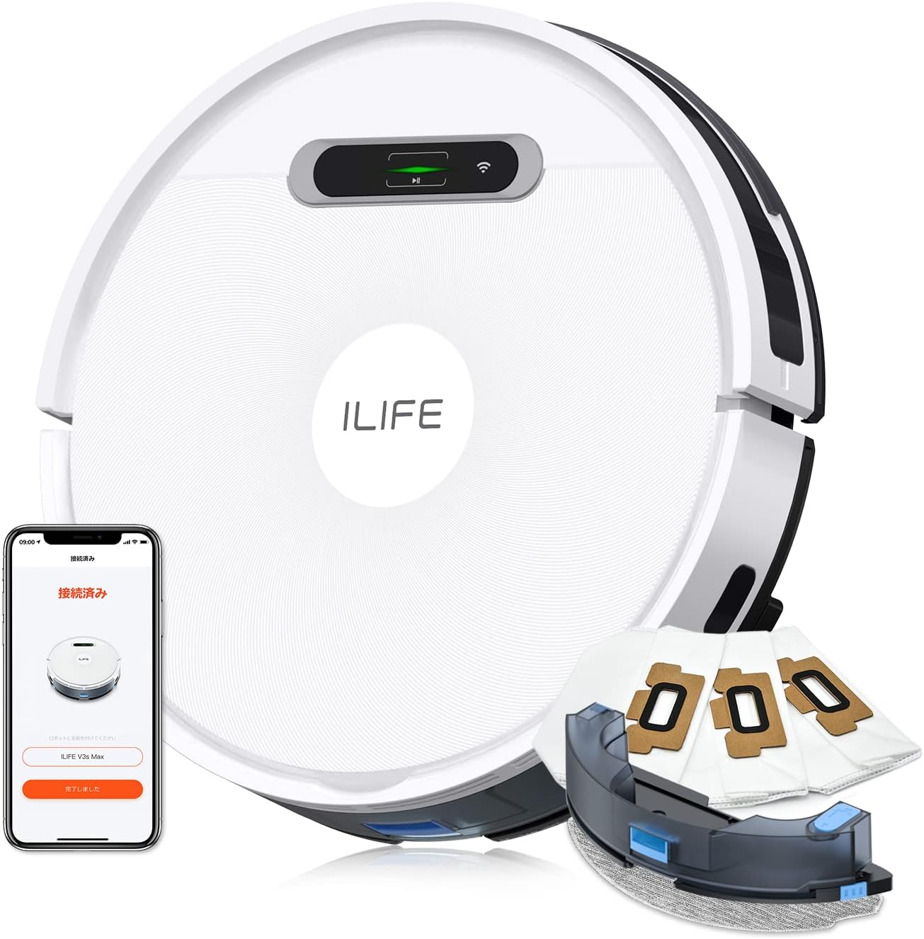 Робот-пылесос ILIFE V3SMAX белый