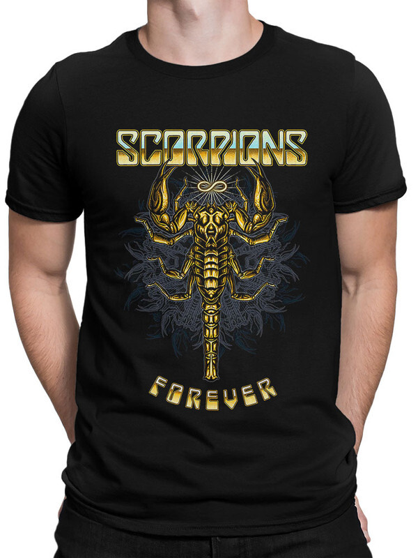 Футболка мужская Design Heroes Scorpions черная XL