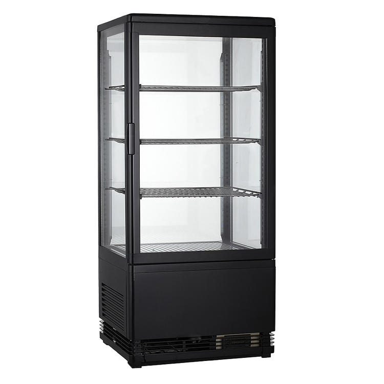Холодильная витрина Viatto VA-RT-78B черный