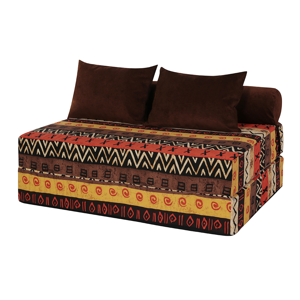 Бескаркасный диван DreamBag PuzzleBag XL, микровельвет, Африка
