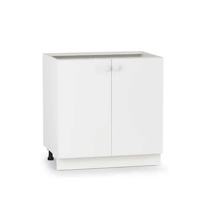 Кухонный модуль напольный шкаф Ластра Гамма, белый 80х58х82 см
