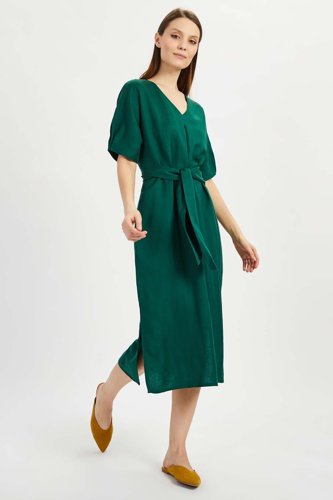 Платье женское Baon B4522050 зеленое L