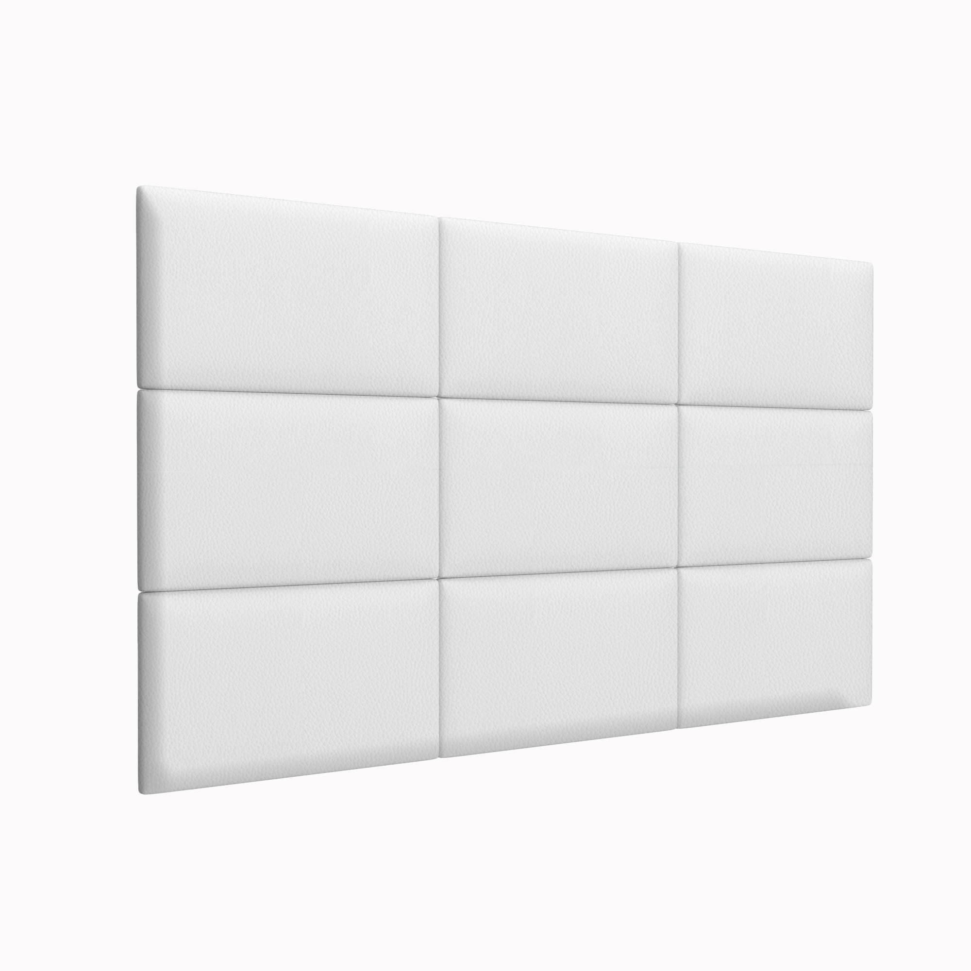 Прикроватная панель Eco Leather White 30х50 см 4 шт.