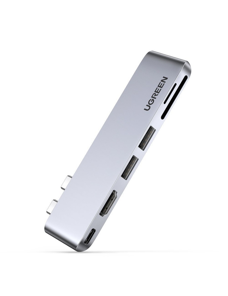 USB концентратор для MacBook (хаб) UGREEN 3 x USB 3.0, HDMI, SD/TF, Thunder Bolt 3 (80856)