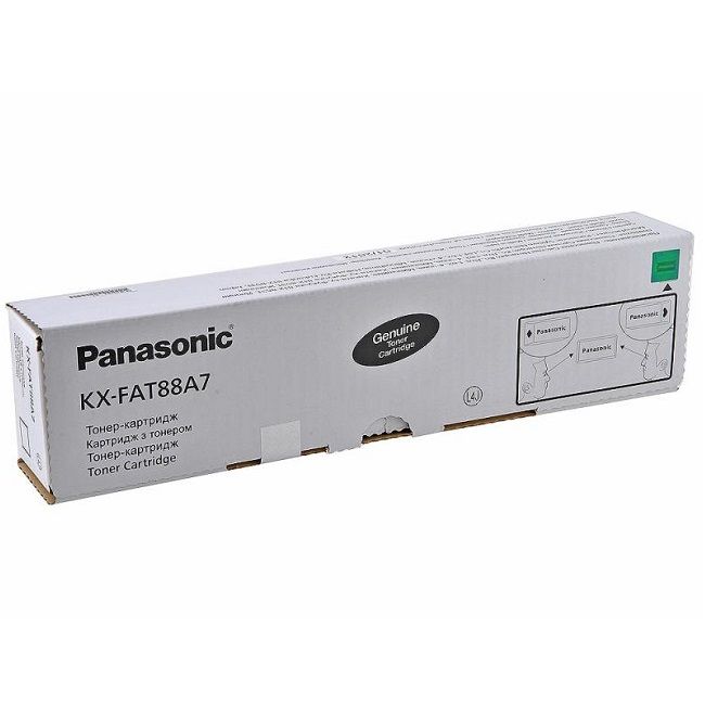 Картридж для лазерного принтера Panasonic KX-FAT88A7, черный, оригинал