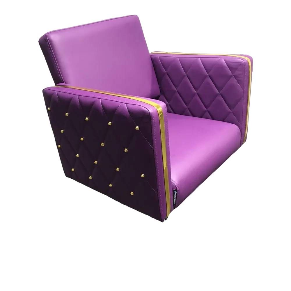Парикмахерское кресло Голдиум II, фиолетовый, без основания