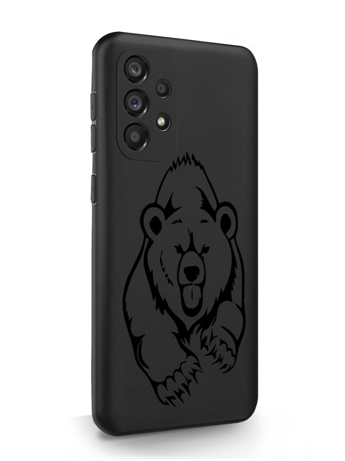 Чехол MustHaveCase для Samsung Galaxy A53 Медведь, черный