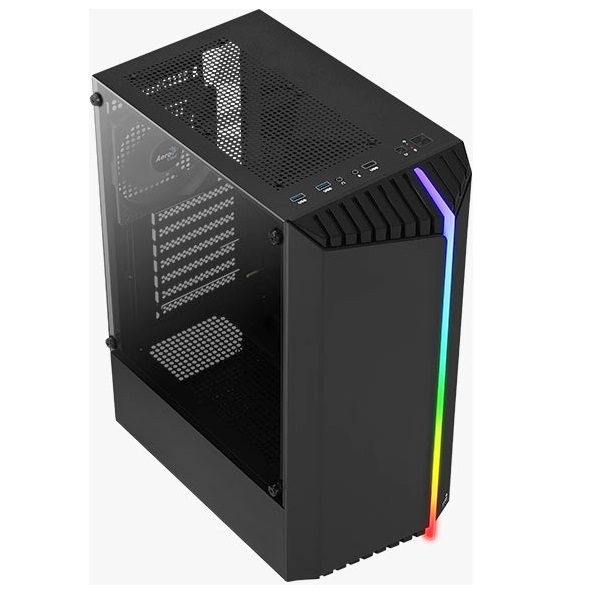 Корпус компьютерный AeroCool Bionic-G-BK-v1 Black